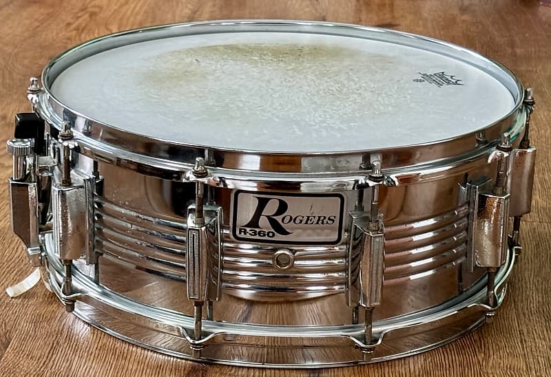 Rogers R 360 R360 14" Snare Drum Vintage with Case 10 Lug | Reverb