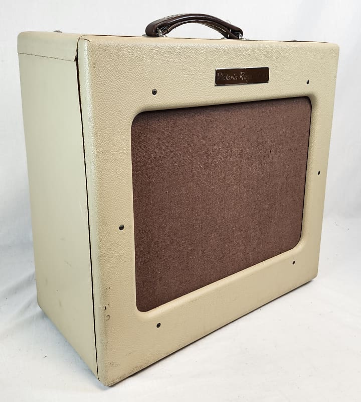 Victoria Regal II-Amp, Combo Tube Amp, 15" Speaker, Tan | Reverb