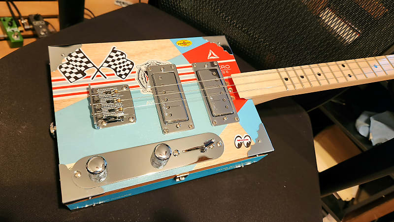 HOTROD Avo Syncro Electric HH, DR Pike's Cigar Box Guitars | Reverb