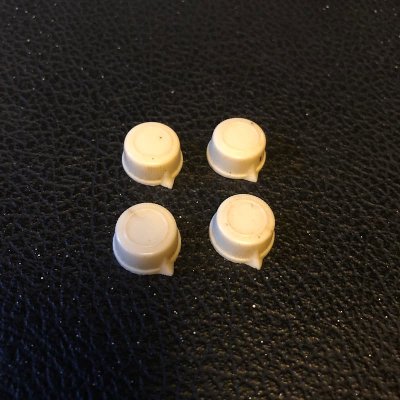 MIJ 60's Fuzz Pedal Pointer Knobs Set of 4 Cream | Reverb