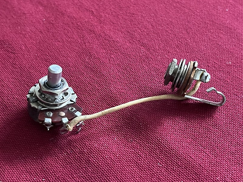 1966 Fender Jazz Precision Mustang guitar bass pot | Reverb