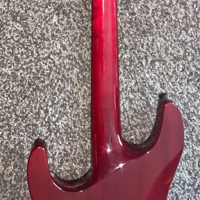 Dean Custom 450 flame top electric guitar emg pickups - Trans | Reverb