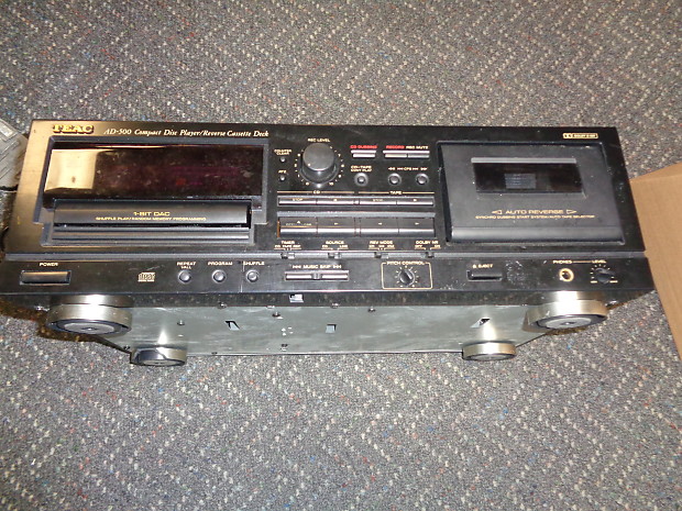 used TEAC AD-500 Compact Disk Player/ Reverse Cassette Deck | Reverb