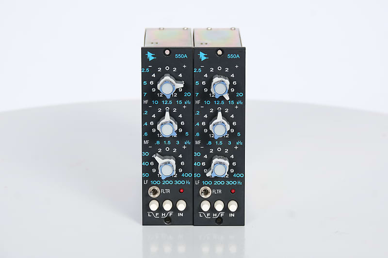 API 550A 500 Series 3-Band Equalizer Module 2007 - Present - | Reverb