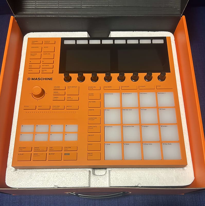 Native Instruments Maschine MK3 Flame Orange 10yr Anniversary | Reverb