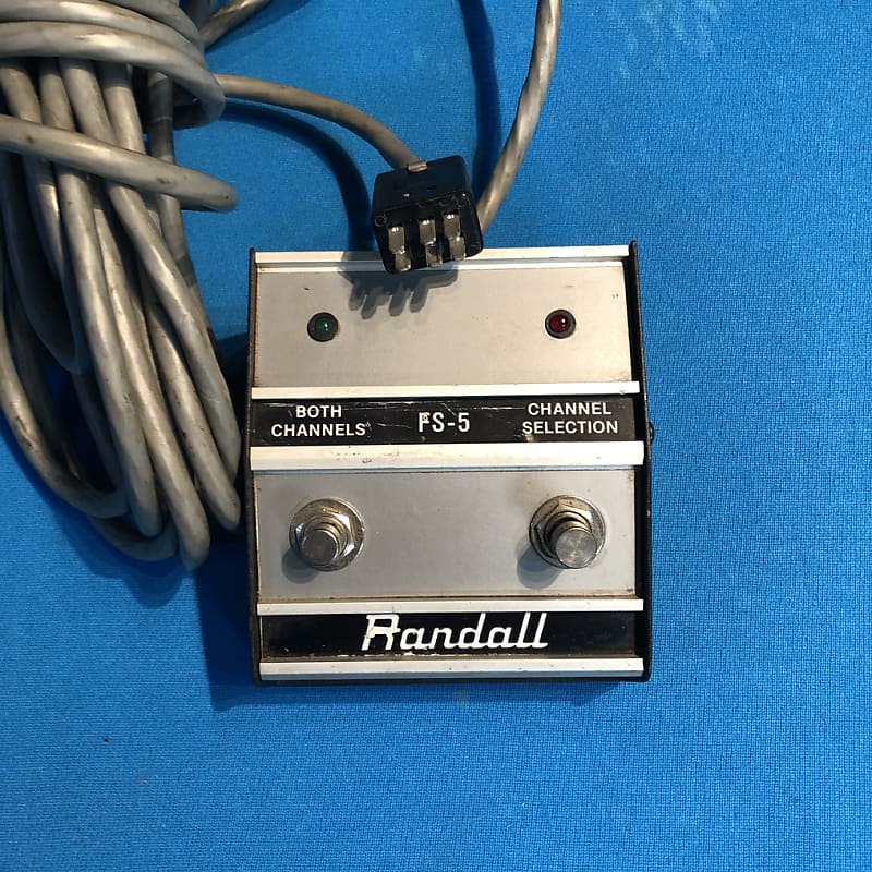 Randall RG100 original footswitch 1980s | Reverb