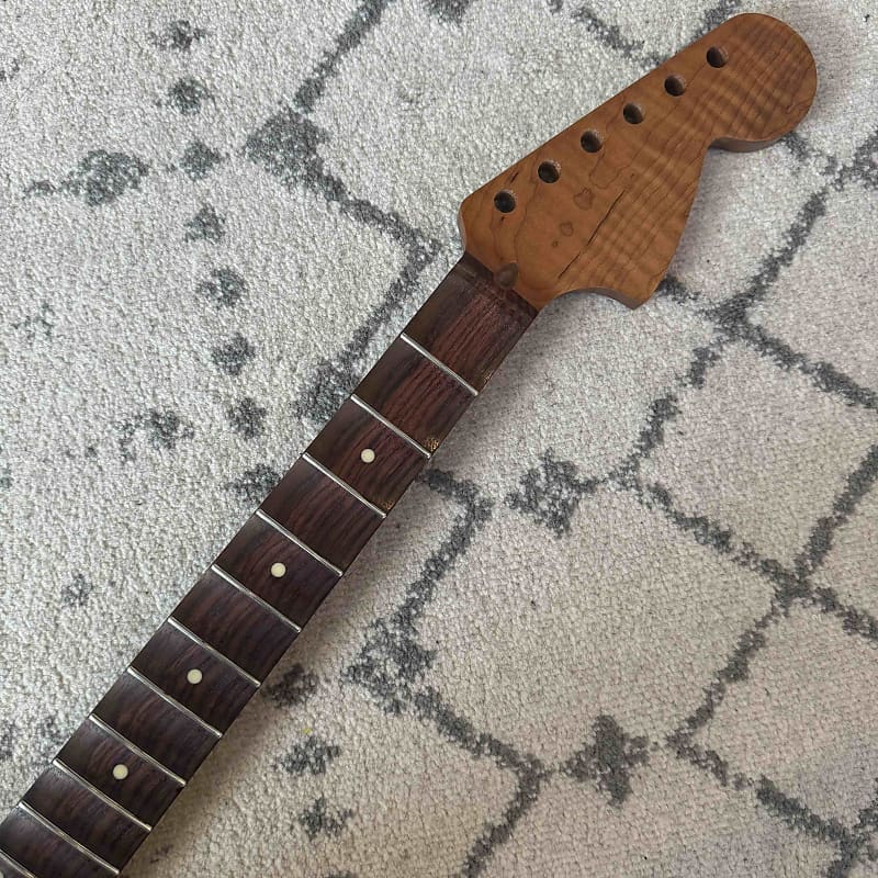 Custom made Scalloped Strat Neck fits fender Stratocaster | Reverb