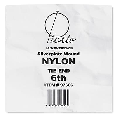 Picato Silver Plate Wound Classic 6th | Reverb