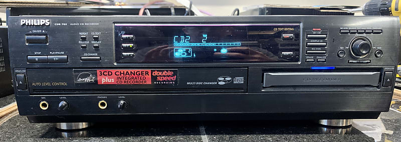 Philips CDR785 3 CD + 1 CD-R/RW Audio Recorder Changer | Reverb