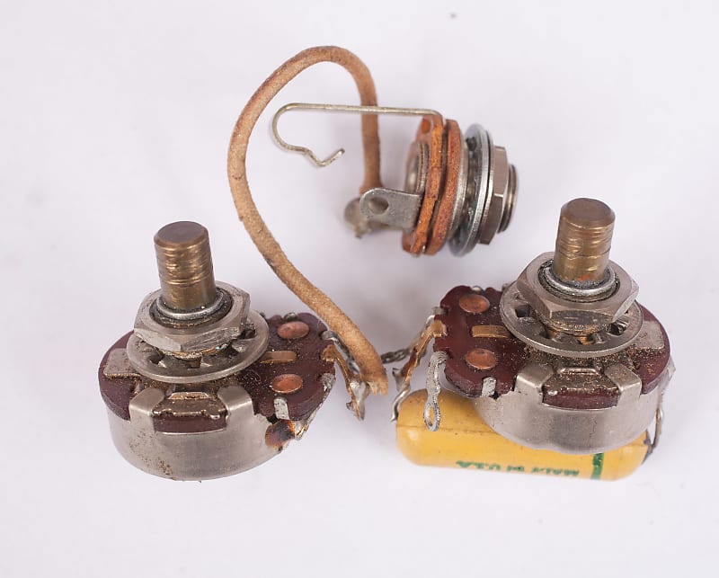 Fender CTS Telecaster P-Bass Pots and Switchcraft Jack 250K | Reverb