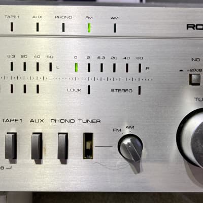 Rotel RX 550 1980 - Silver front. | Reverb
