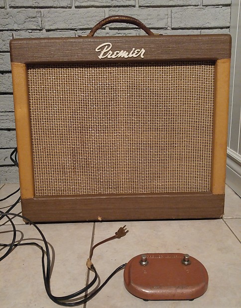 Vintage 1962 Premier 120R Reverb & Tremolo Tube Guitar Amp | Reverb