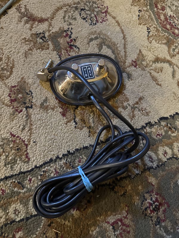 Fender Twin reverb footswitch chrome | Reverb