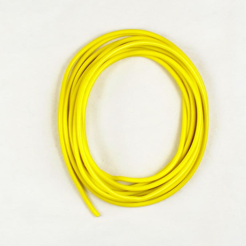 6-Foot Single conductor Shielded Guitar Circuit Wire ,Yellow | Reverb
