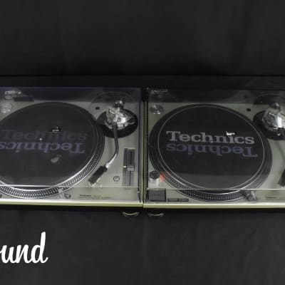 Technics SL-1200MK5 Silver pair Direct Drive DJ Turntable in | Reverb