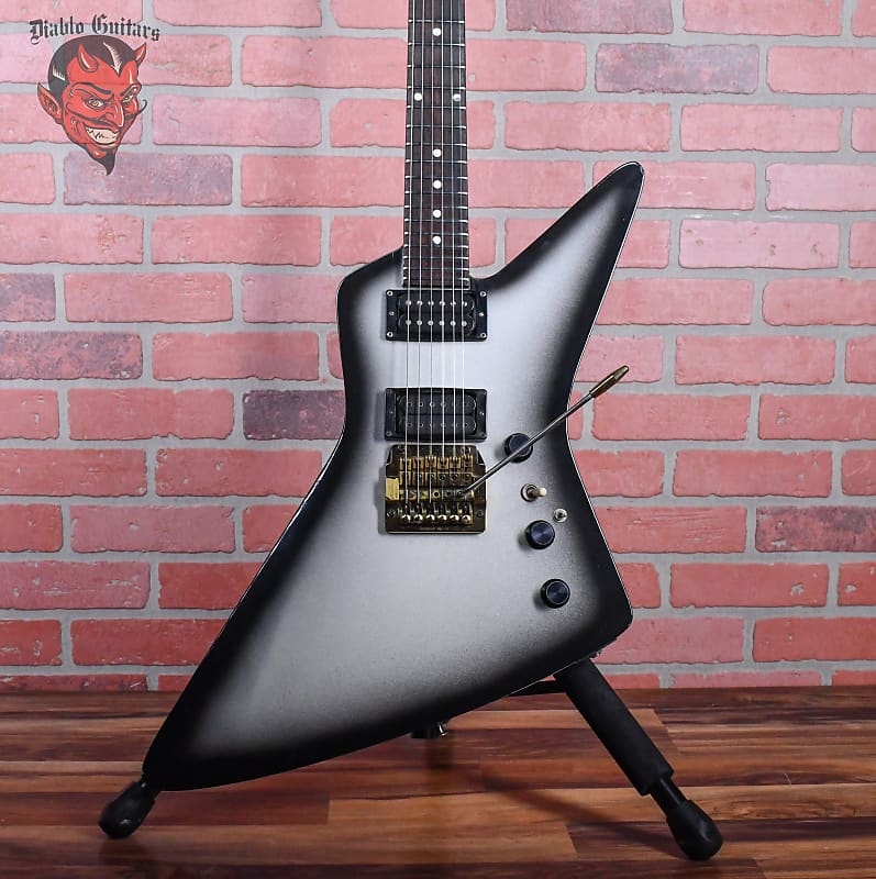 B.C. Rich USA Explorer Silverburst 1987 w/Hardshell | Reverb Canada