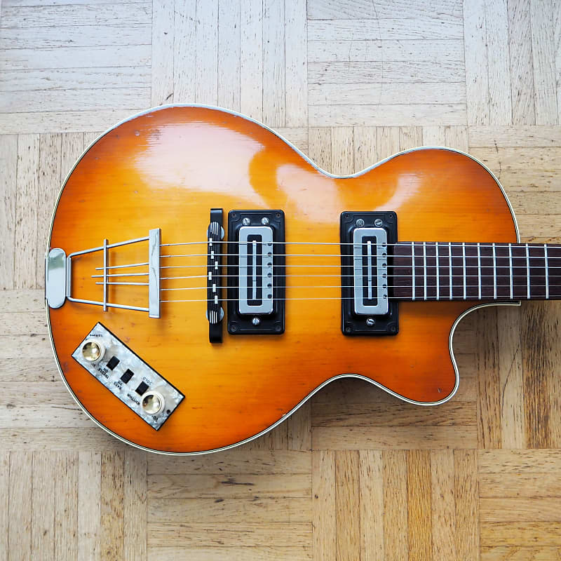 VIDEO! Hofner 127 Club ~1968 "Blade Pickups" | Reverb