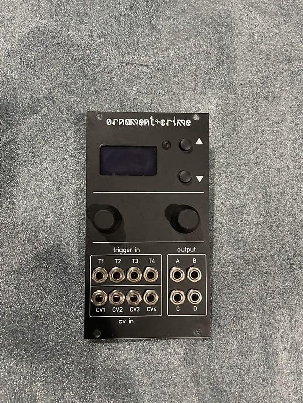 mxmxmx Ornament & Crime - Black | Reverb