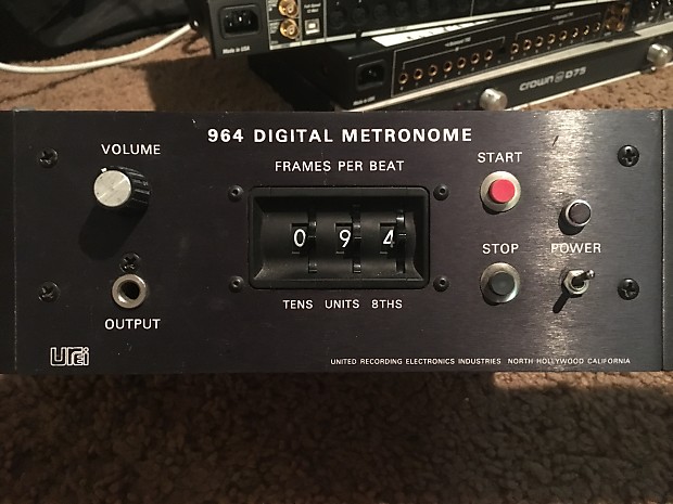 UREI 964 digital metronome with rack ears | Reverb