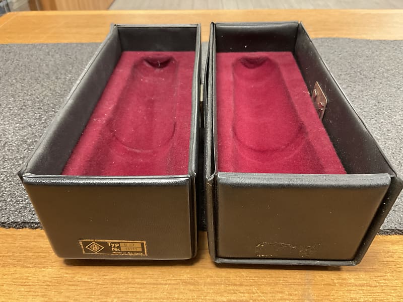 Neumann U87 PAIR BOX VINTAGE ORIGINAL .. | Reverb
