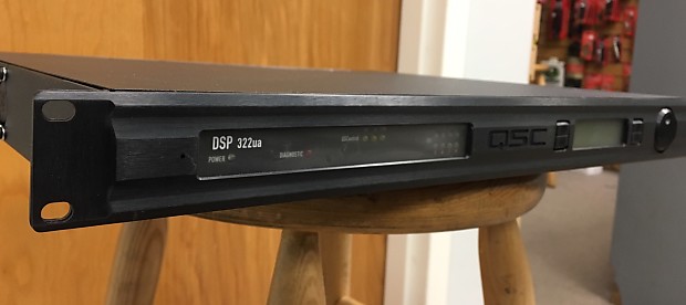 QSC-DSP 322ua QSControl Processor, Black | Reverb