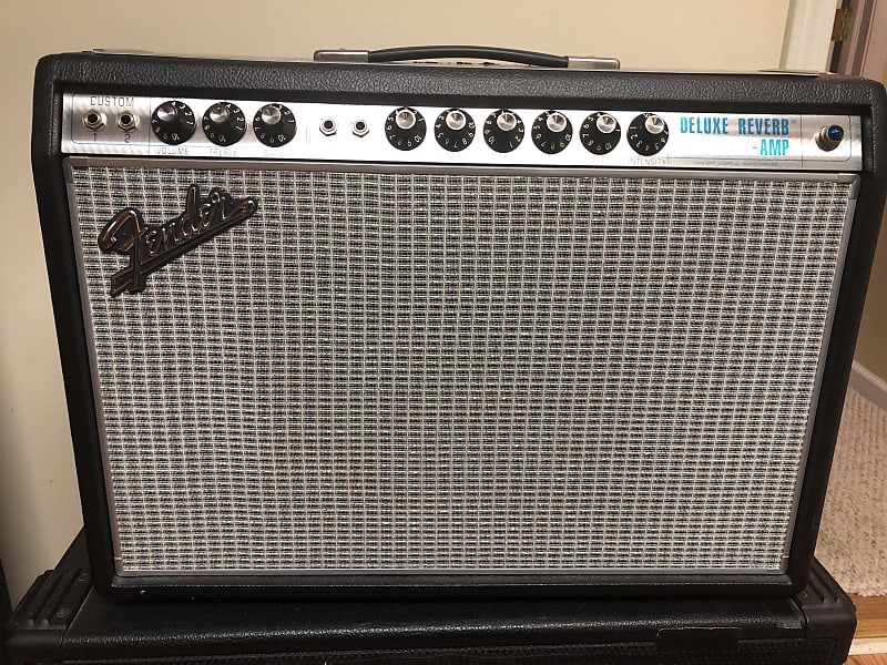 Fender '68 Custom Deluxe Reverb Silverface - REISSUE | Reverb
