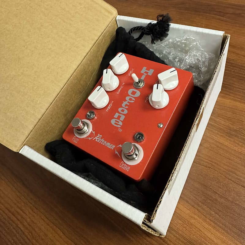 Retroman Hi-Octone Dual fuzz with NOS Germanium AC188 | Reverb