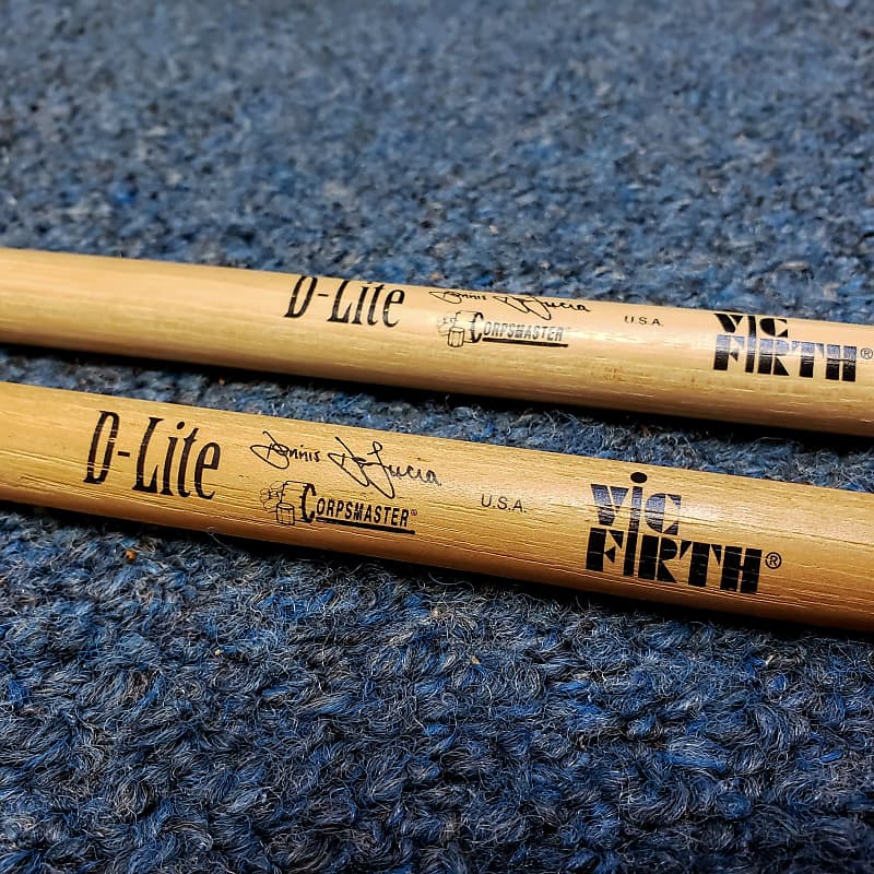 NOS Vic Firth Dennis Delucia Corpsmaster D-Lite - Nylon Tip | Reverb