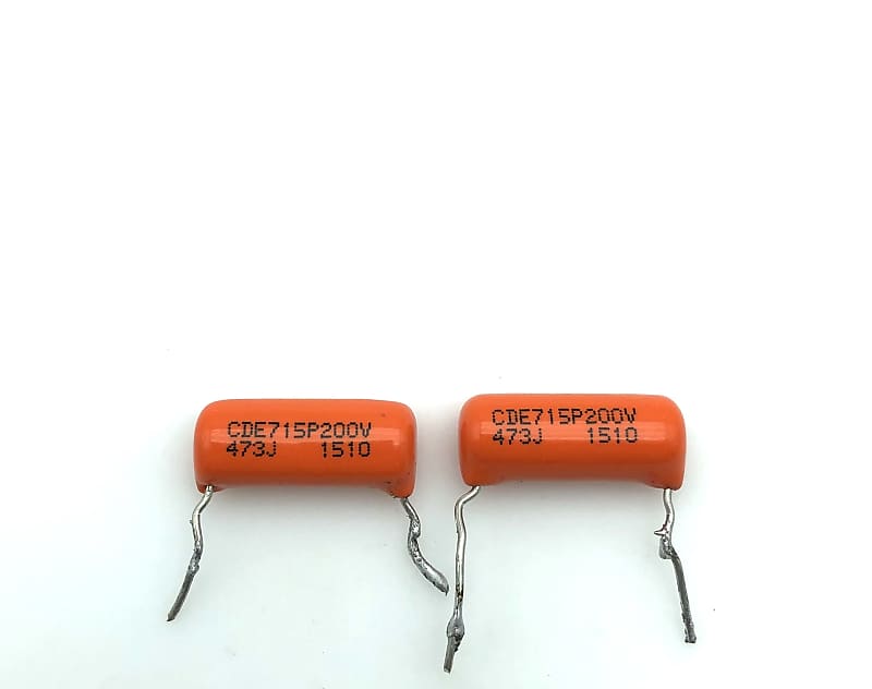 2 Sprague .047 uF 200 Volt Orange Drop Caps | Reverb