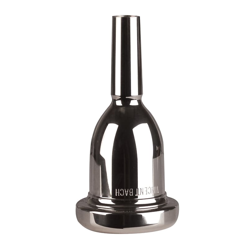 Bach Megatone Trombone Silver Plated Small Shank Mouthpiece | Reverb