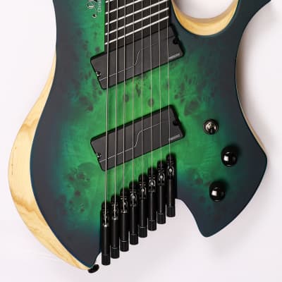 Agile 10 String Fan Fret Headless Electric Guitar CHIRAL | Reverb