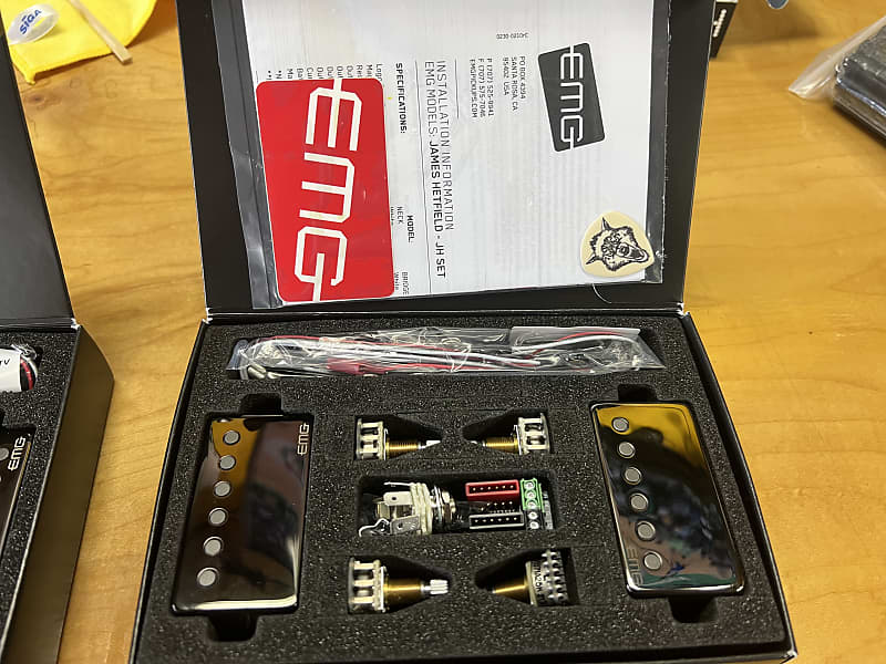 EMG JH/SET-BC James Hetfield Signature Humbucker Set | Reverb