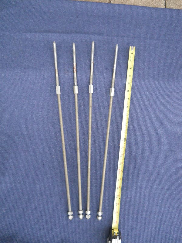 THREE Banjo Long-Nut Dual Rim Rods | Reverb