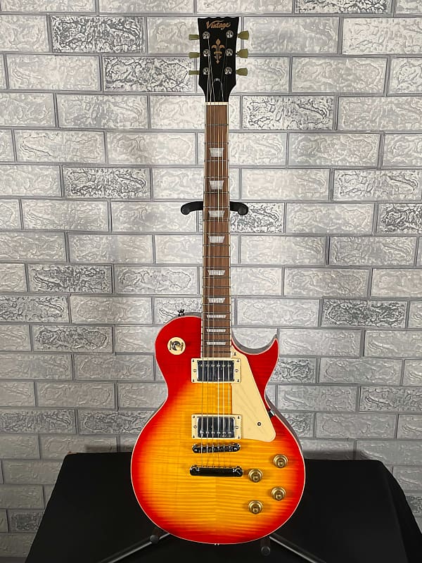 Vintage V100CS ReIssued - Cherry Sunburst | Reverb