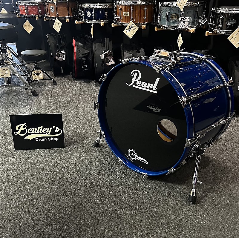 Pearl MLX 16x22" Kick Drum in Sheer Blue | Reverb