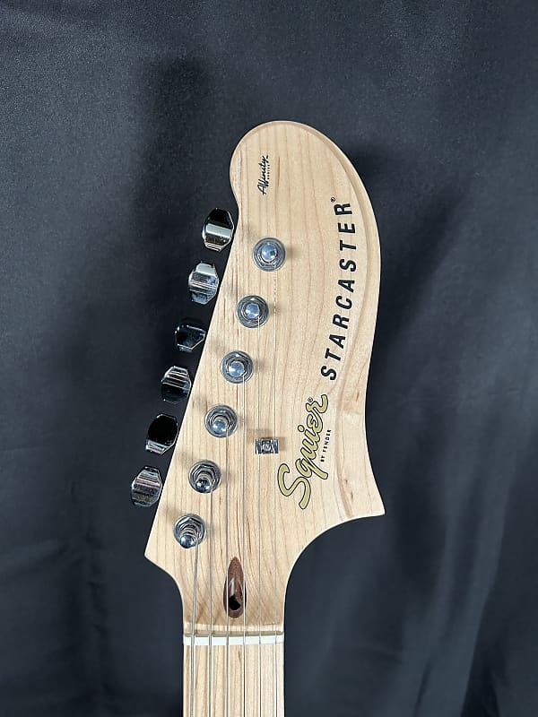 Squier Affinity Series Starcaster Electric Guitar-Black | Reverb