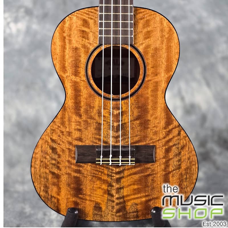 Kala Curly Mango Tenor Ukulele with Kala UB-T Bag - KA-CM-T | Reverb
