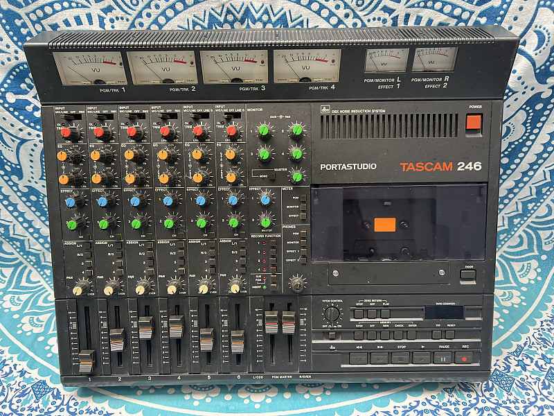 TASCAM Portastudio 246 4-Track Cassette Recorder 1980s - | Reverb