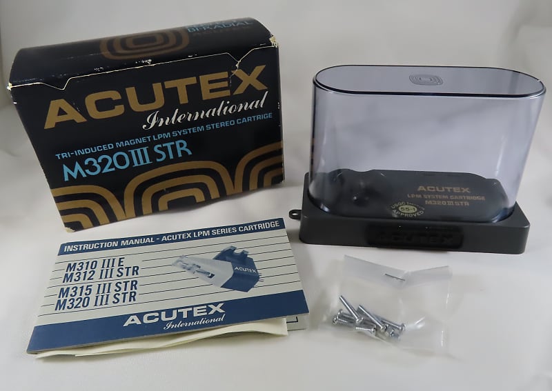Acutex LPM M 320 III STR Record Player Turntable Cartridge | Reverb