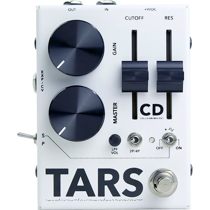 COLLISION DEVICES - TARS BLACK ON WHITE - Pédale Black | Reverb France