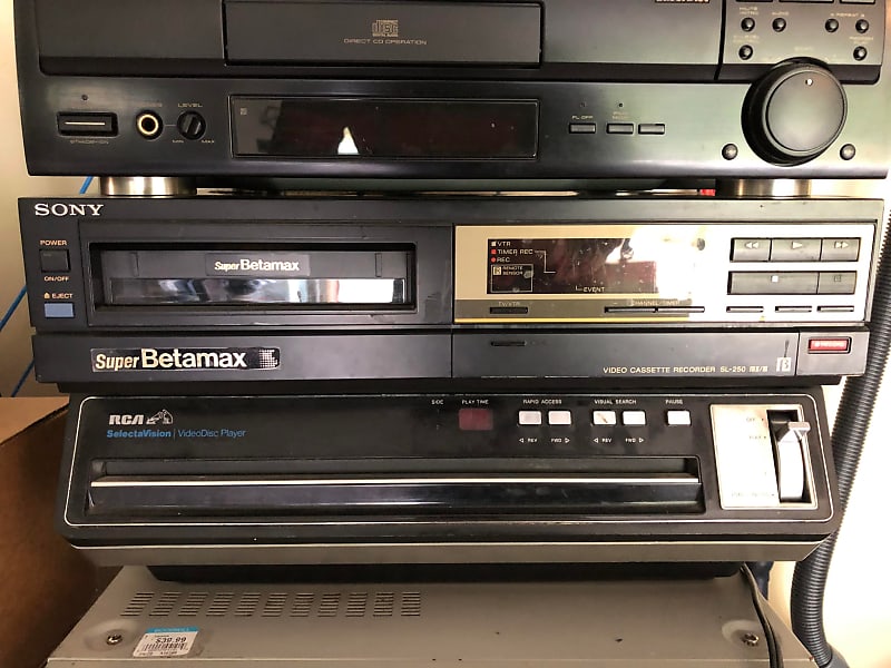 Sony SL-250 Super Betamax Video cassette Player Recorder | Reverb