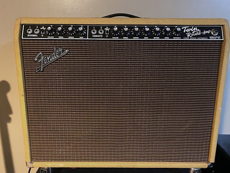 Fender Twin Reverb 1965 reissue Tweed | Reverb
