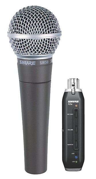 Shure SM58-X2U SM58 USB Digital Bundle | Reverb