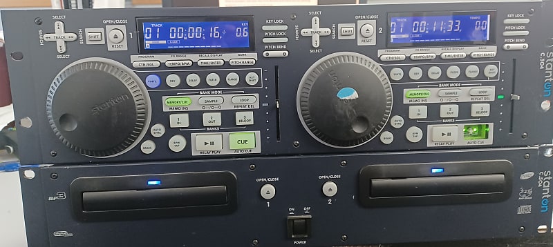 Stanton C.504 Dual Rackmount CD Player with MP3 Playability | Reverb