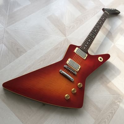 Aria Pro II Explorer EX 850 CH 1977 Cherry Sunburst | Reverb