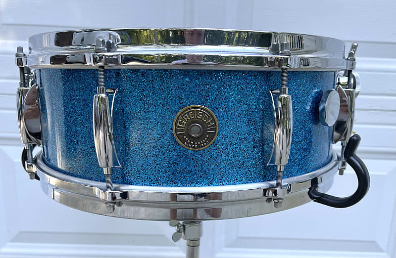 Late 50’s Gretsch 5-1/4x14 4157 Snare Drum | Reverb