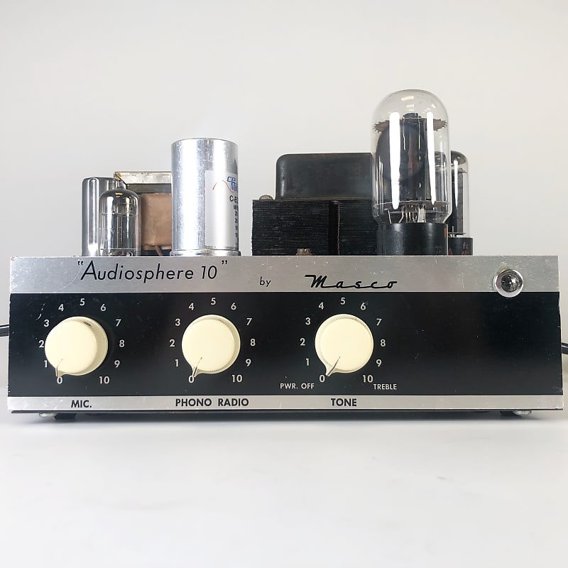 1959 Masco AudioSphere 10, Model A-10 Tube Amplifier | Reverb