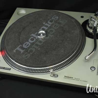 Technics SL-1200 MK5 Silve pair Direct Drive DJ Turntable in | Reverb