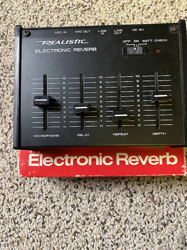Realistic Electronic Reverb 1980s | Reverb