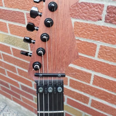 Warmoth Super Strat, High Grade Flame Top, Bubinga Neck, | Reverb